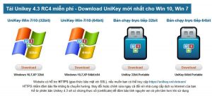 Hướng dẫn tải Unikey cho win 7 32 bit và 64 bit